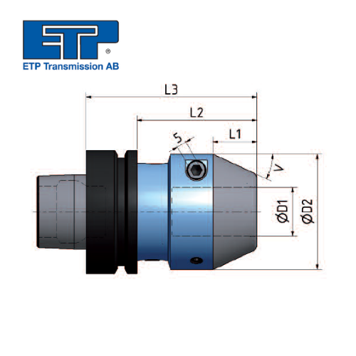 ETP G3 Hydro Chuck - HSK-63F – SPIRALX TOOLS PTY LTD